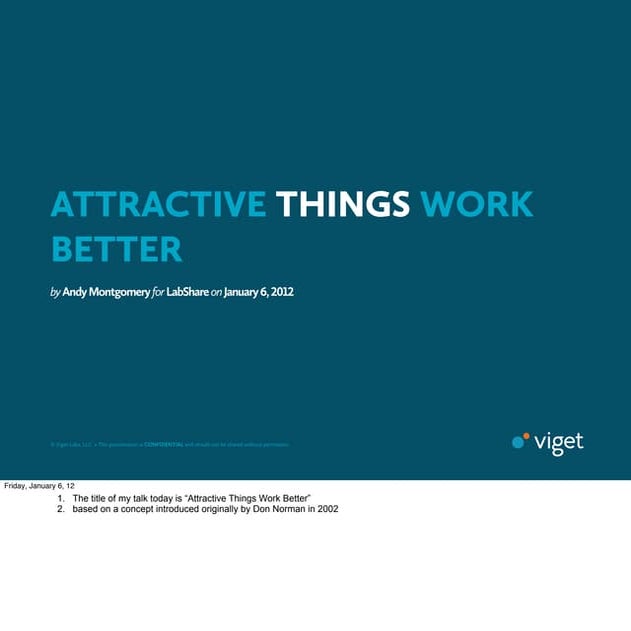 Attractive Things Work Better | PDF