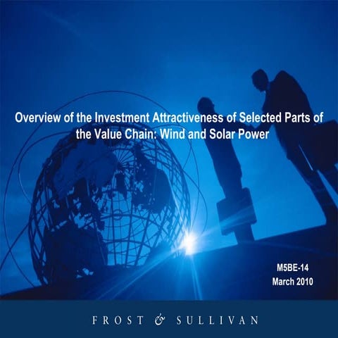 Attractiveness in Wind Power Value Chain | PPT