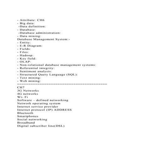 - Attribute CH6- Big data -Data definition- Database -.docx