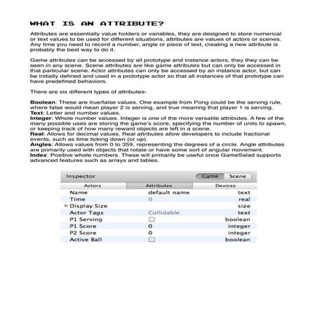 Attributes | PDF