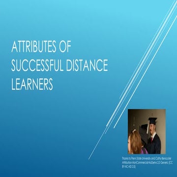 Attributes of successful distance learners | PPT