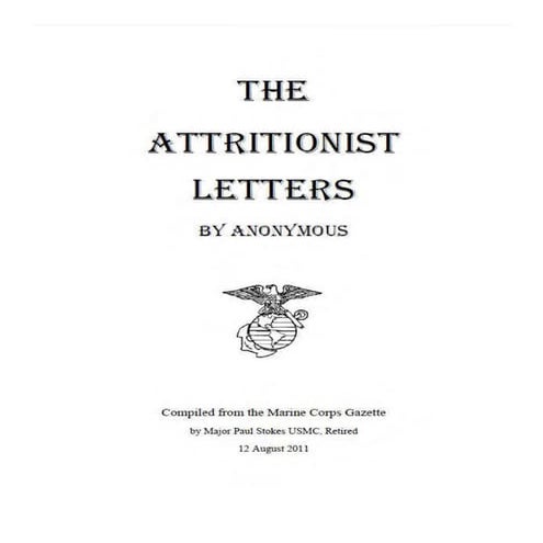 Attritionist letter #13 | PDF