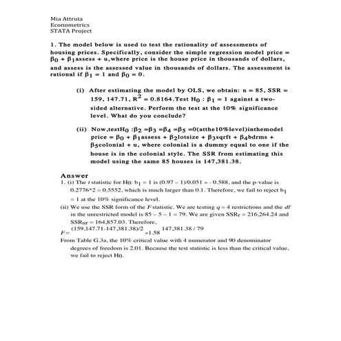 Stata Project Pdf