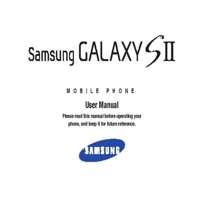 Att sgh i777-galaxy_ii_manual | PPT