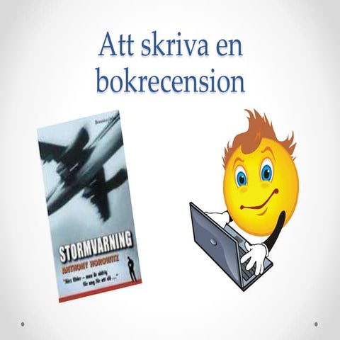 Att skriva en bokrecension | PPTX | Fiction | Books and Literature