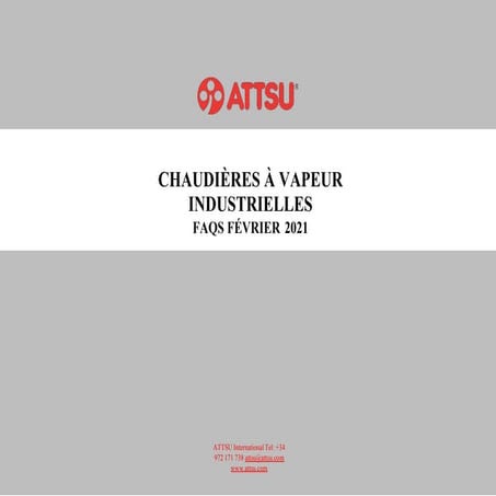 Calderas de biomasa industriales ATTSU - FAQS nov 2019 | PDF
