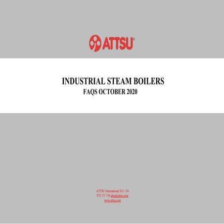 Attsu industrial steam boilers january 2021 | PDF