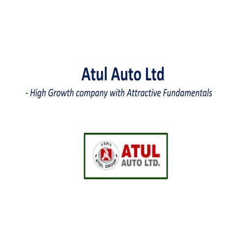 Atul auto - Multibagger Idea at Attractive Price | PPT