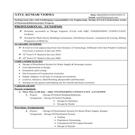 Atul resume | PDF