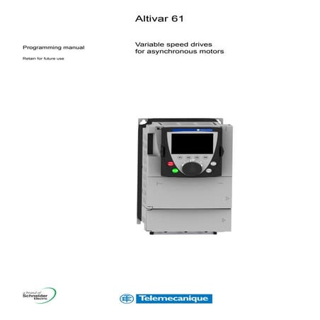 Atv61 programming manual_en_v2 | PDF