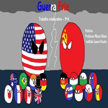 REVISÃO GEOGRAFIA PROVA 1 trimestre - guerra fria | PPTX