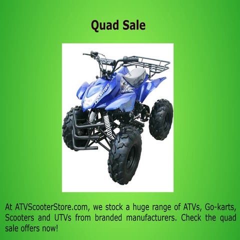 Quad Sale | PPTX