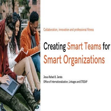Creating Smart Teams at Work for Organization | PDF | Business ...