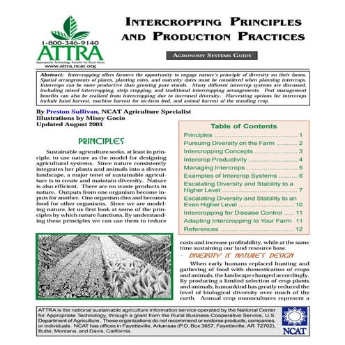 Intercropping Principles and Production Practices | PDF
