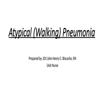 Comprehensive Overview of Atypical (Walking) Pneumonia: Symptoms ...