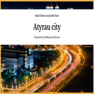 Atyrau city | PPT