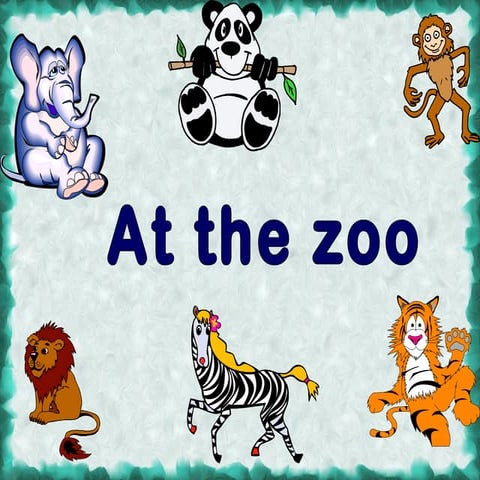 At zoo power point | PPT