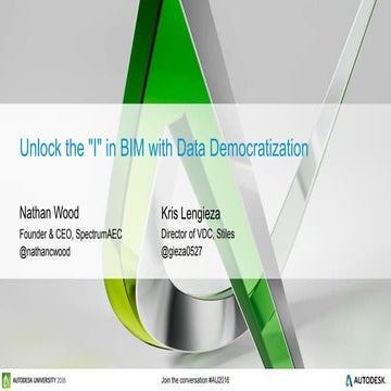 Autodesk University: Designing the Future | PPTX