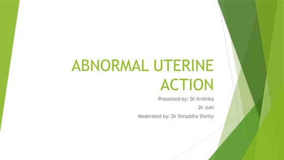 Uterine inertia | PPT | Pregnancy | Reproductive Health