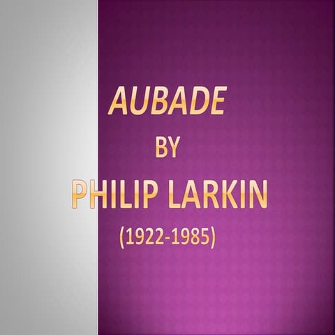 Aubade Meaning Rimbaud's Dawn | Frank Hudson