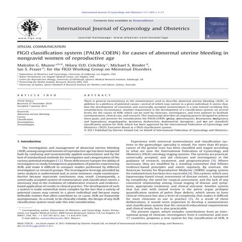 Aub classification | PDF