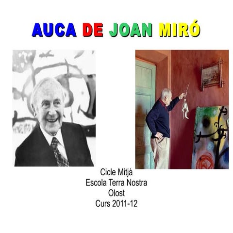 Auca de Joan Miró | ODP