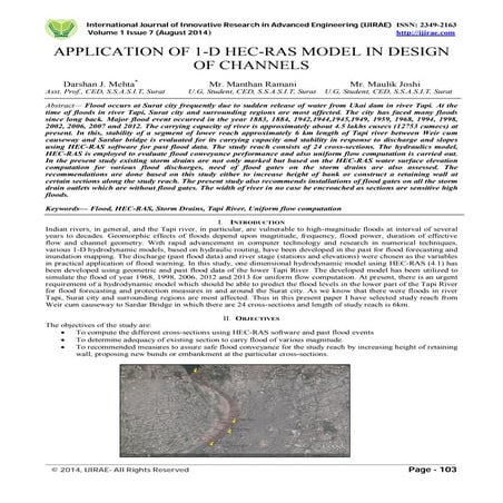 Hec ras tutorial-flume_example | PDF