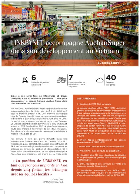 One page Linkbynet presentation | PDF