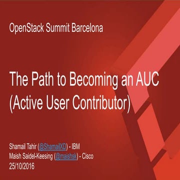 OpenStack AUC Overview | PPT
