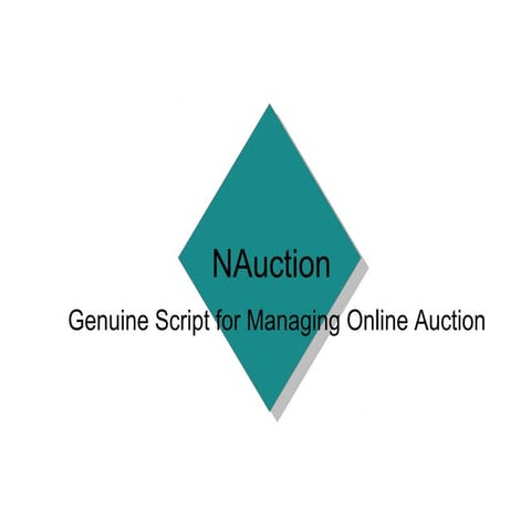Best Auction Script | PPT | Business and Finance