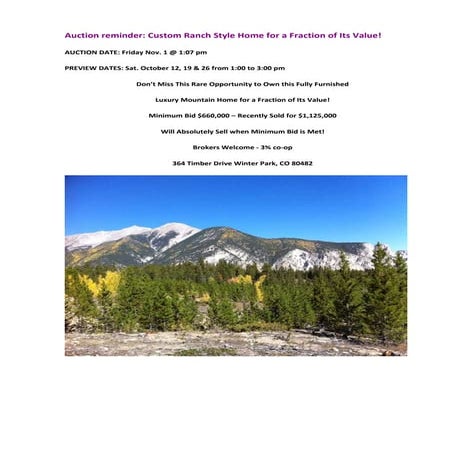 Auction reminder | PDF