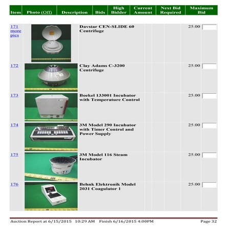 Auction report 32 | PDF