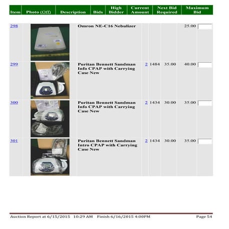 Auction report 19 | PDF