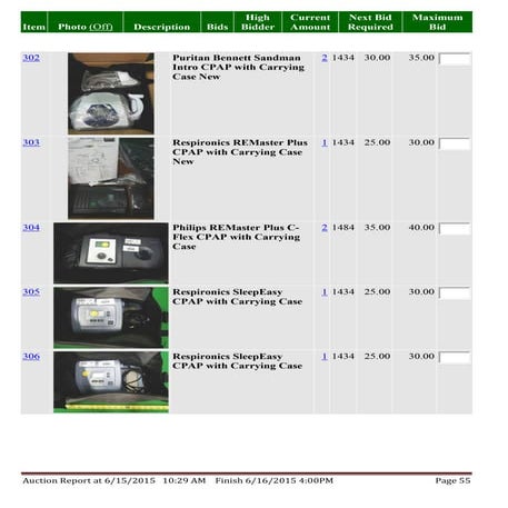 Auction report 19 | PDF