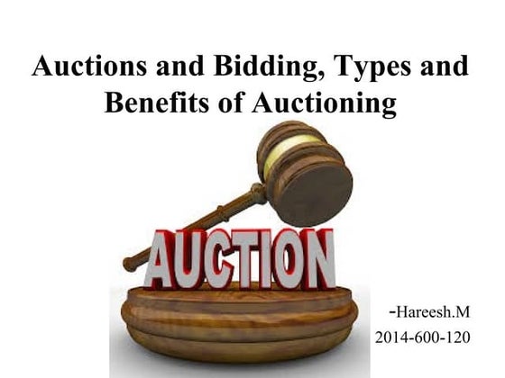 Infographic types of e auctions | PDF
