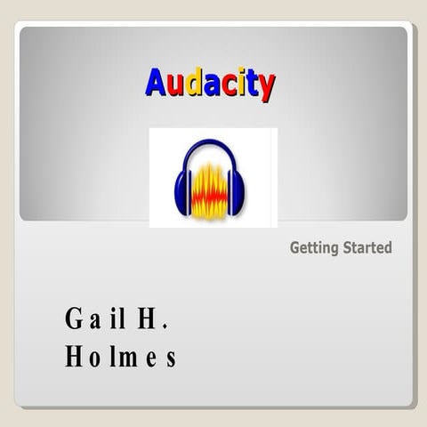 Audacity | PPT