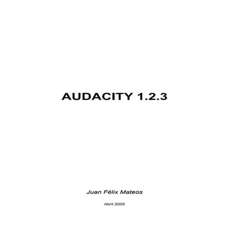 Audacity+manual | PDF
