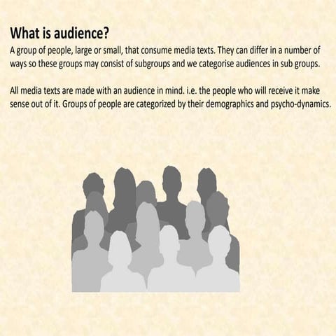 Audience | PPT
