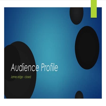 Audience profile | ODP