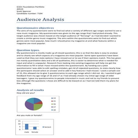 Audience analysis | PDF