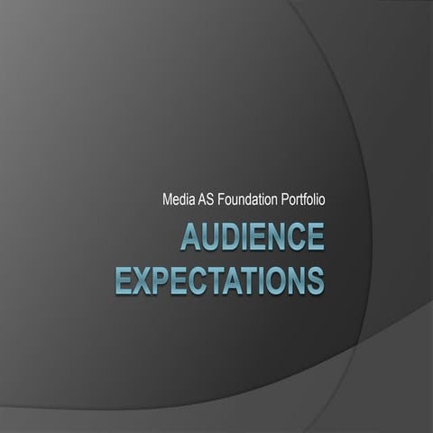 Audience Expectations | PPTX