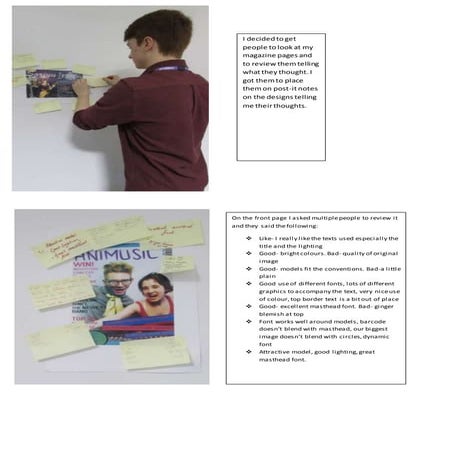 Audience feedback | DOCX