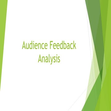 Importance of audience feedback | DOCX