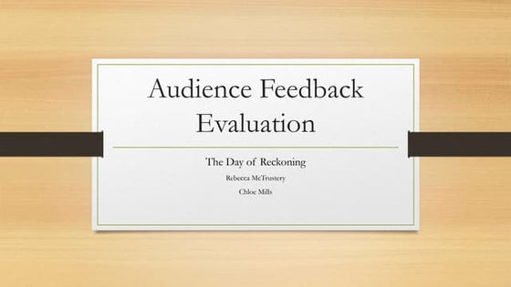 Questionnaire feedback | PPT