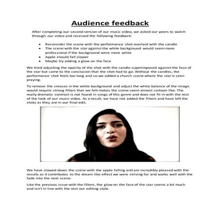 Audience feedback on v2 | PDF