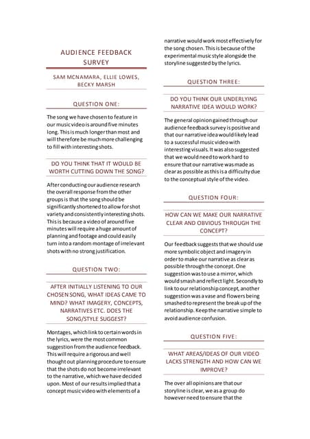 Target audience | DOCX