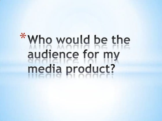 Female audience profile | PDF