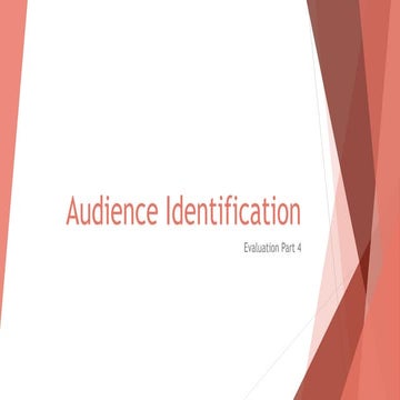 Audience identification | PPTX