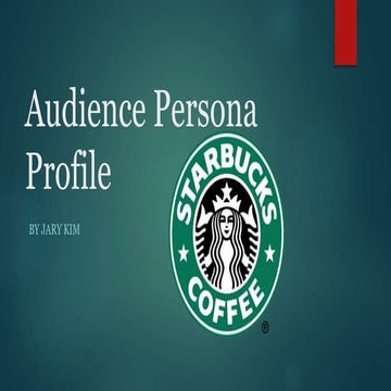 Audience persona profile | PPTX