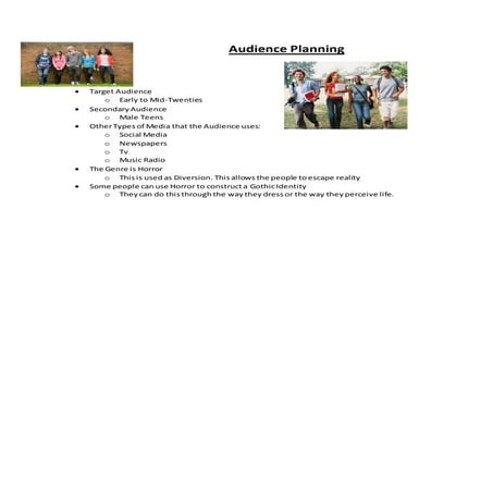 Audience planning (1) | PDF